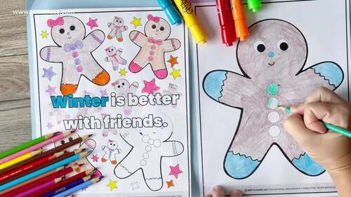 Gingerbread Man Coloring Pages, Decorating Templates | Christmas ...