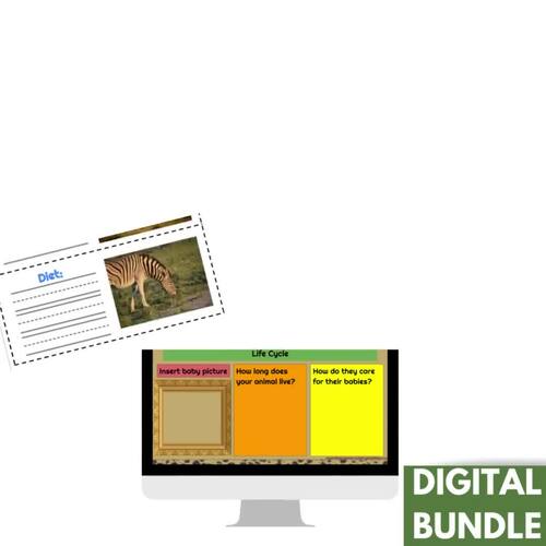 All About Animals Digital Non-Fiction Unit | Zoo Research Presentation ...