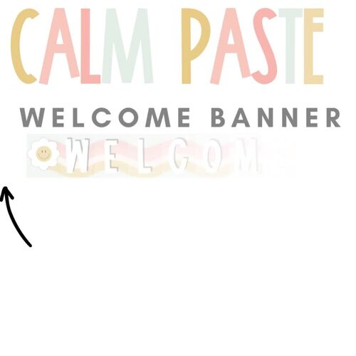 Calm Pastel Classroom Decor | Welcome Banner | Editable | *NEW | TPT