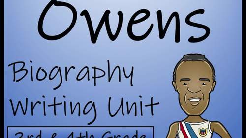 Jesse Owens Biography Writing Unit | 3rd Grade & 4th Grade | TPT