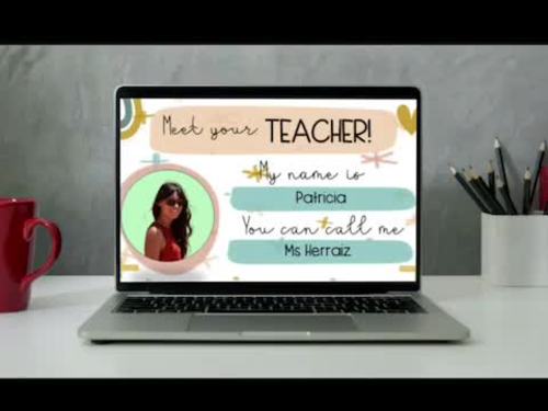 Meet the Teacher in Spanish | Open House Editable Template in Spanish