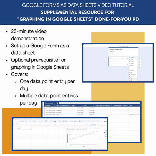 Graphing in Google Sheets Bonus VIDEO DEMONSTRATION: Google Forms as ...