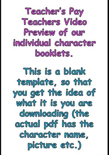 Describe Puss in Boots Character Description Booklet Newspaper Worksheets