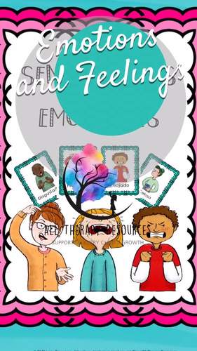SPANISH VERSION Feelings &amp; Emotions Cards &amp; Posters - behavior support ...