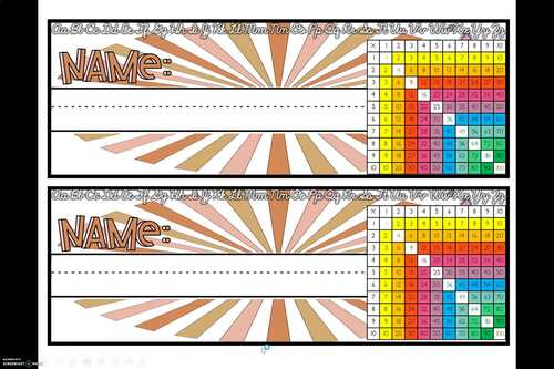 Western Coffee Shop Name Plates by Julia's Colorful Classroom | TPT