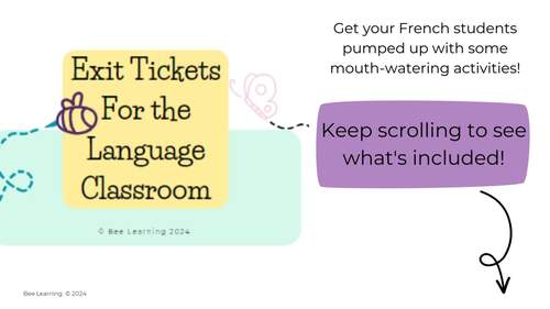 Exit Tickets for Language Lessons – 12 Reflective Prompts & Templates