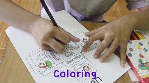 Wildlife Animal Paper Cube Craft | Color, Cut, Glue, Learn Fun Facts