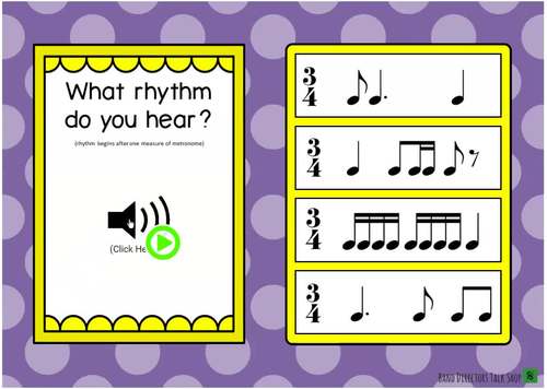 Rhythmic Dictation Level 5B- Digital and Interactive Music Theory Games