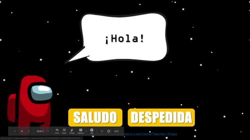 ⭐Spanish | Greetings and Farewells | Among Us (Digital and Printable)⭐