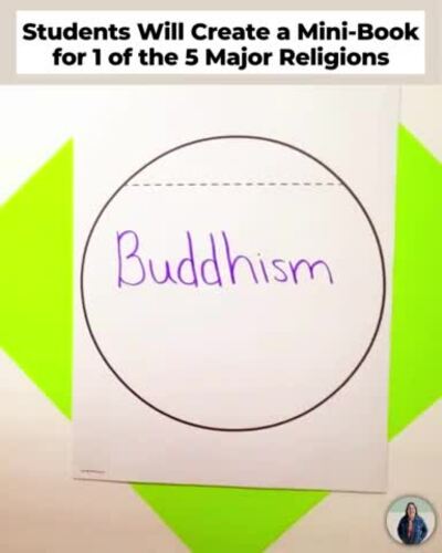 World Religions Project Mini Book for 5 Major Religions Social Studies ...