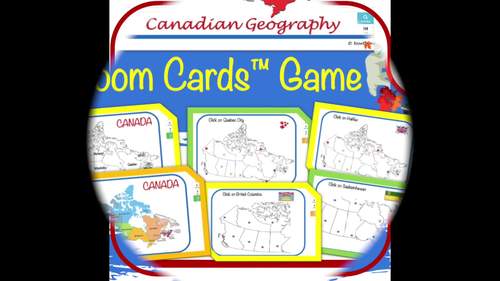 Canadian Provinces and Capital Cities Boom Cards™ Game by Northern ...