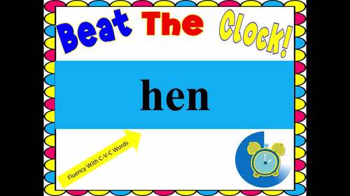Tick Tock Beat The Clock Editable Timed Fluency Resource | TpT
