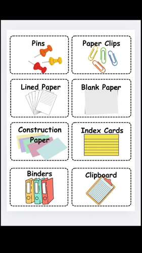 Classroom Object Labels - Preschool, Pre-K, Kindergarten & 1st Grade ...