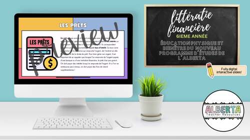FRENCH BUNDLE- Grades 4/5/6 Littératie Financièr ALBERTA EPB | TPT
