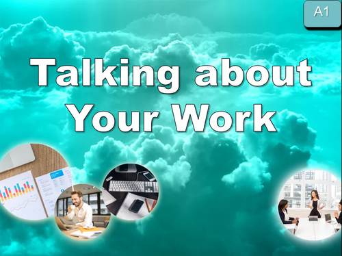 Talking about Your Work: Complete Business ESL Lesson for Beginners (A1 ...