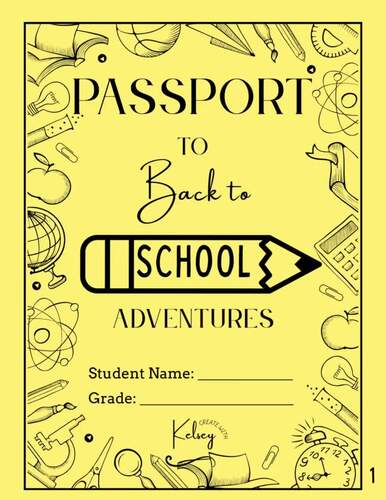 Passport to Back to School Adventures | ELA, Math, Science & Art Activities