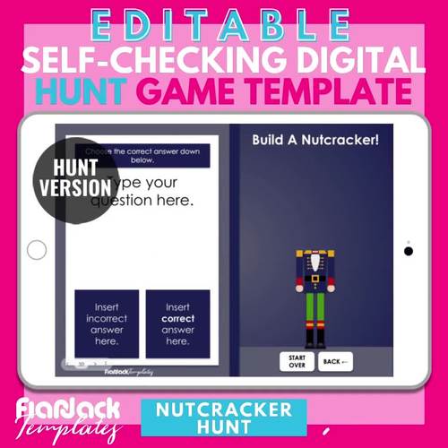Nutcracker Google Slides PowerPoint Editable Game Template | TPT
