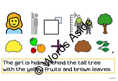 AAC Reading Writing Literacy with Symbols by Words Aside | TPT