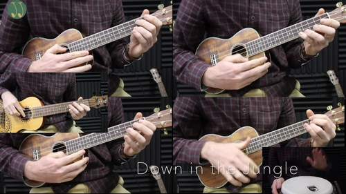 Ukulele Group - Down in the Jungle sheet music and teaching resources