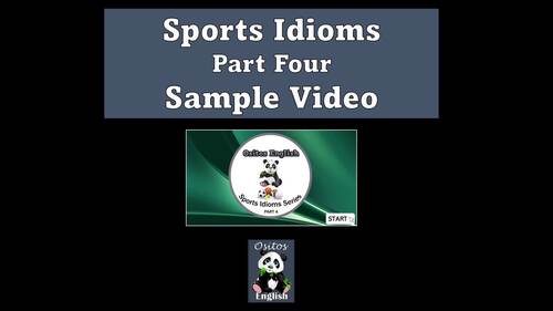 Advanced ESL: Sports Idioms Part 4 by Ositos English | TPT