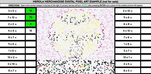 Unit Rates & Percents Pixel Art (aligns with i-Ready Gr. 6 Unit 4)