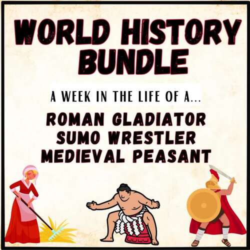 Engaging History Bundle: Life as Roman Gladiators, Medieval Peasants ...