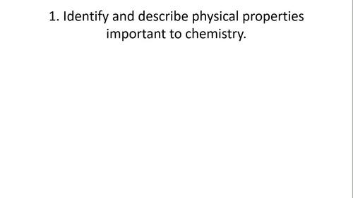 Matter and Energy Unit - Chapter 2 by Chemistry Physics Environmental ...