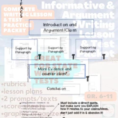 Argumentative Essay Writing & Informative Essay Writing, Practice Tests ...