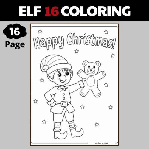 Magical Elf 16 Coloring Page: Spark Imagination and Creativity ( V1 ...