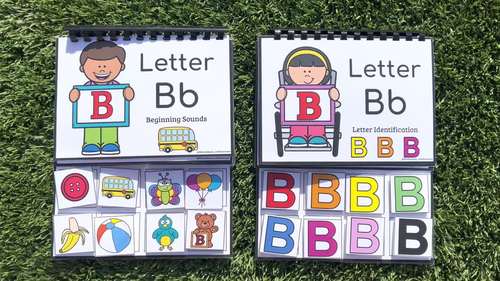 Letter B Alphabet Adapted Books | Matching and Errorless Learning