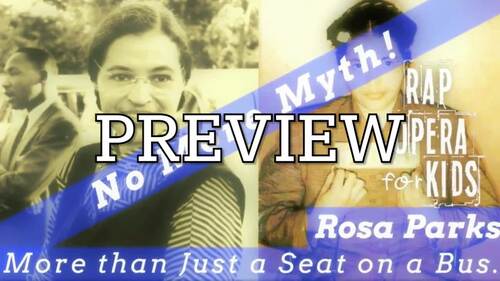 Rosa Parks Reading Comprehension Passage ELA Activities with Rap Song ...
