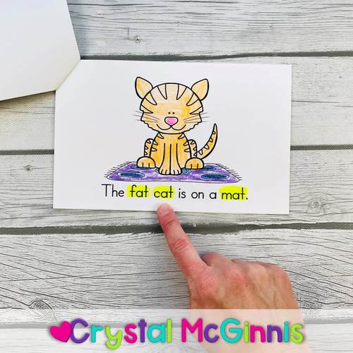 CVC Word Decodable Stories - 12 CVC Word Printable Books for Guided Reading