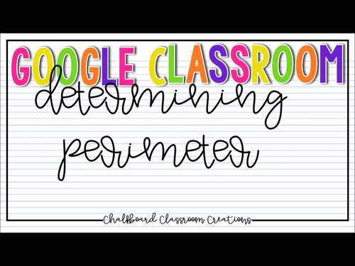 4th Grade Finding Perimeter of a Rectangle for Google Classroom™ 4.MD.A.3