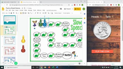 Speech Therapy | Digital | Google Slides™ | Fluency Board Games | TpT