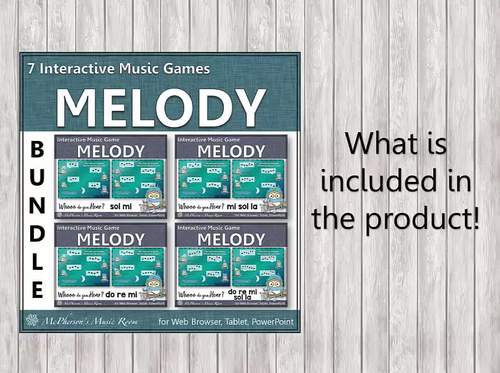 Solfege | Winter Music | Interactive Melody Games {Whooo Bundle}