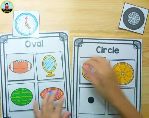 2D Shapes Sorting Real Life Objects by The Joy in Teaching | TPT