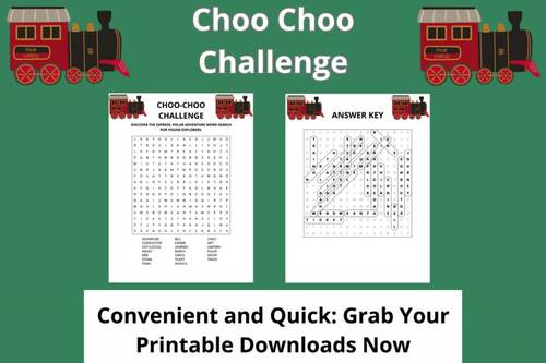 Polar Express Word Search-All Aboard the Polar Express. For 3rd-6th grade.