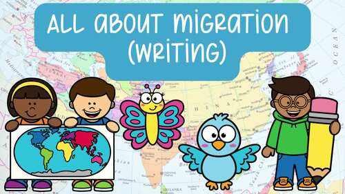 All About Migration Writing PreK Kindergarten First Second Third ...