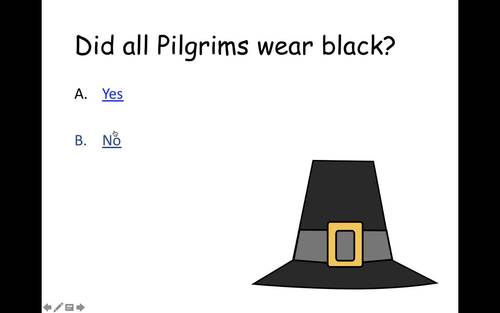 Pilgrim Life Interactive Quiz by BXC Creations | TPT