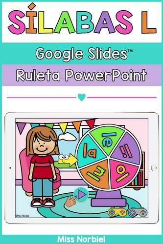 Sílabas con L | la le li lo lu | Sílabas Google Classroom™ | Ruleta ...