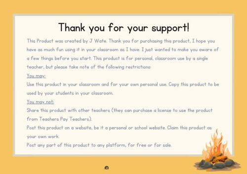 Camping Themed Number Lines 0 to 20 and Printable Desk Tags | TPT