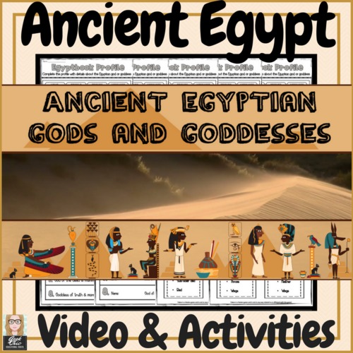 Ancient Egypt Egyptian Gods & Goddesses Video & Activities! | TPT