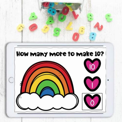 Structuring Numbers to 10 | Boom Cards™ | Combinations to 10 | TPT