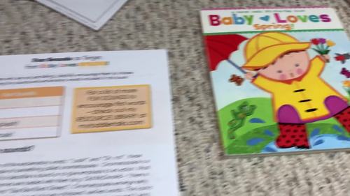 Baby Loves Spring - Book Companion - Toddlers & Preschoolers - Speech ...