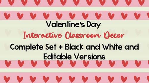 Love Plants Valentine's Day Bulletin Board & Classroom Decor by ...