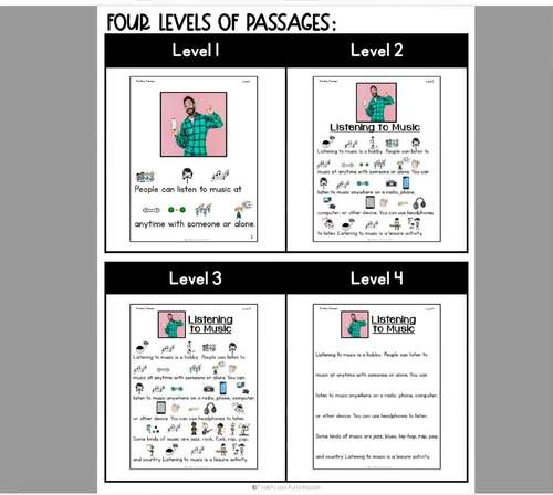 Music Reading Visually Comprehension by Teach Love Autism | TpT