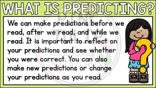 Making Predictions (Predicting) Reading Strategy Powerpoint - Guided ...