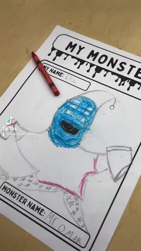 Monster Mix Up- Descriptive Writing Activity | Halloween Craft | October