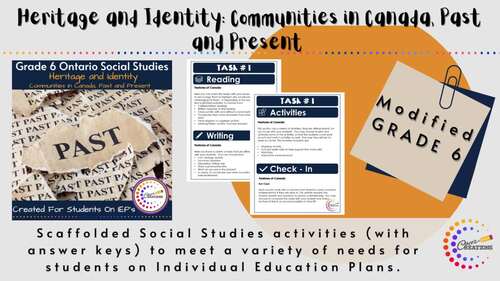 Social Studies | Grade 6 | Heritage and Identity | Strand A | Ontario ...