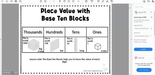 Place Value Packet | Whole Numbers | Differentiated Worksheets ...